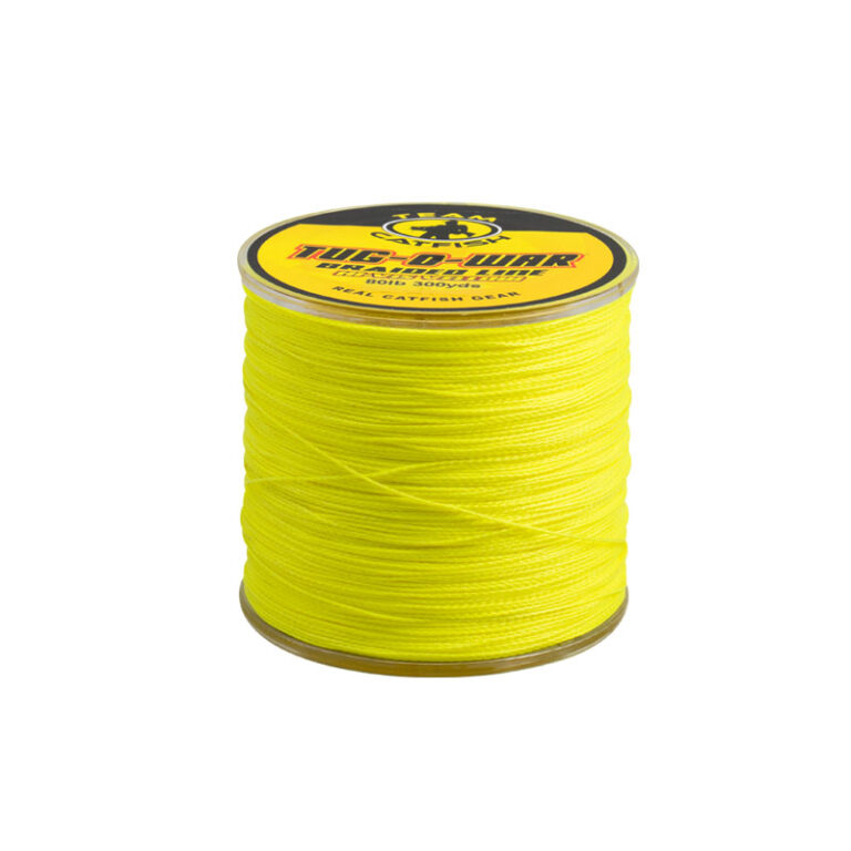 Yellow Braided Fishing Line | 300 Yd Spool – Team Catfish